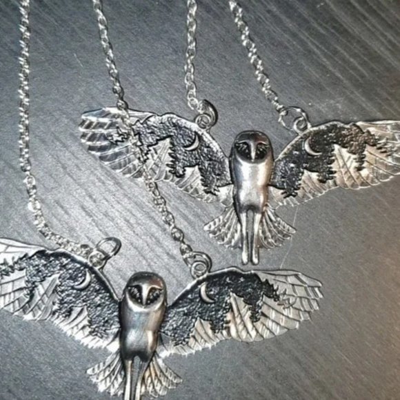 Modcloth | Jewelry | Modcloth Harry Potter Hedwig Owl Necklace | Poshmark